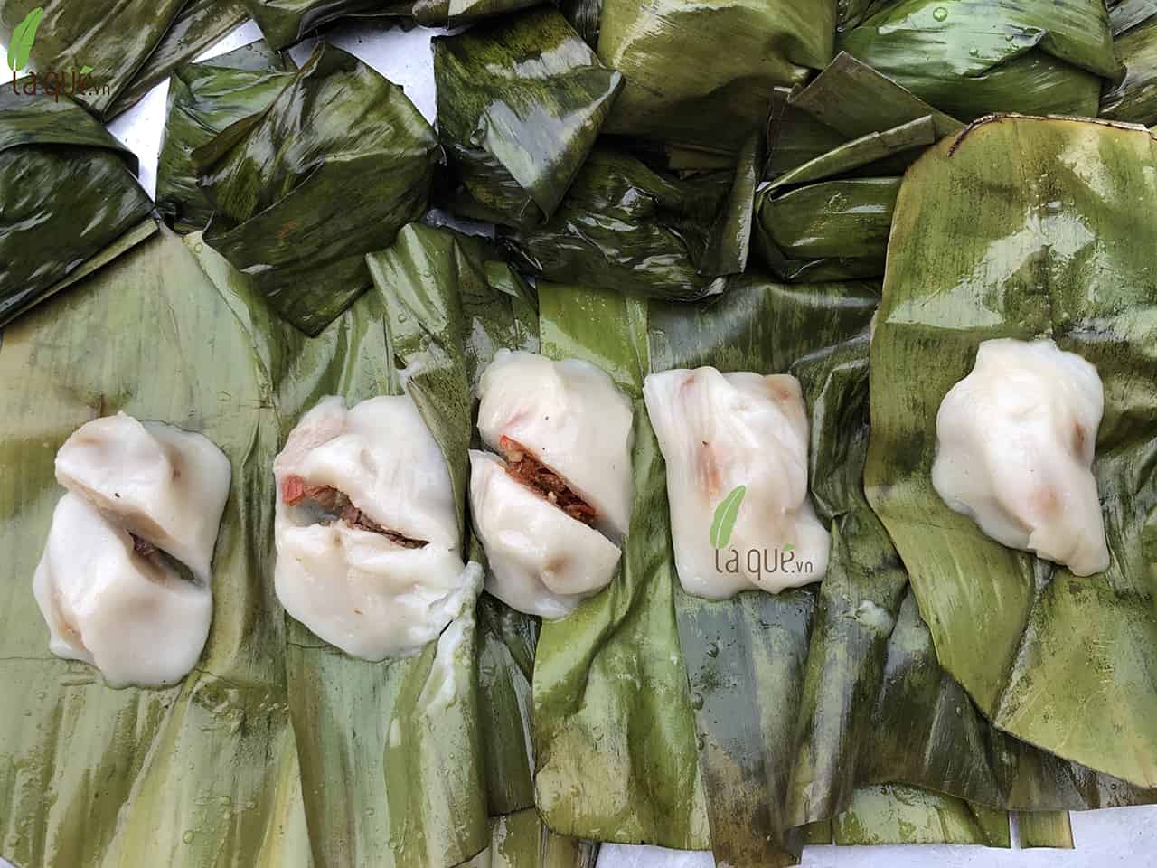Cách làm bánh ít trần, bánh ít gói lá chuối Huế – Lá Quê